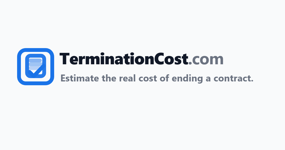 Canada Early Cancellation Fee Calculator — Free CAD